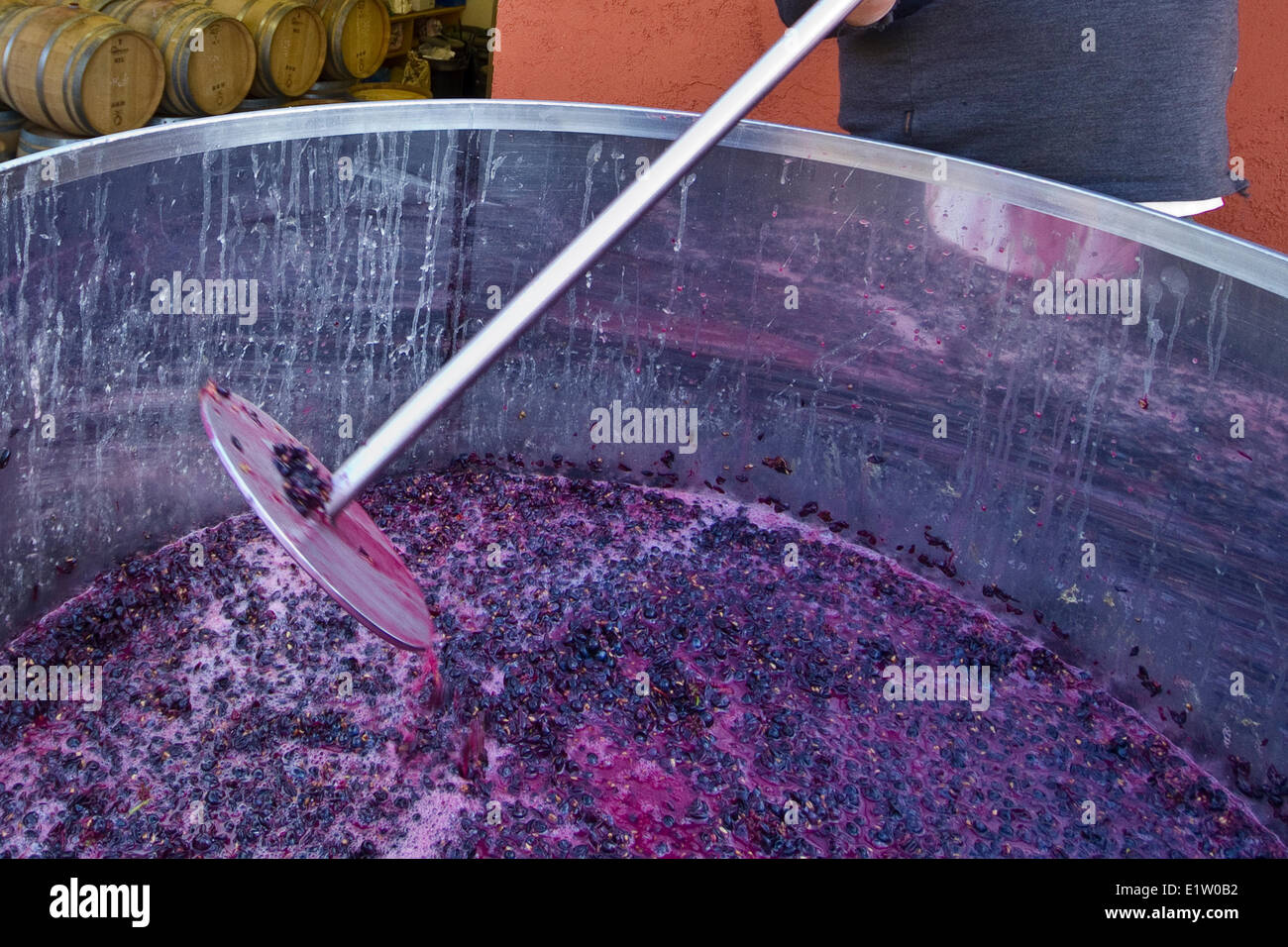 Grape vats hi-res stock photography and images - Alamy