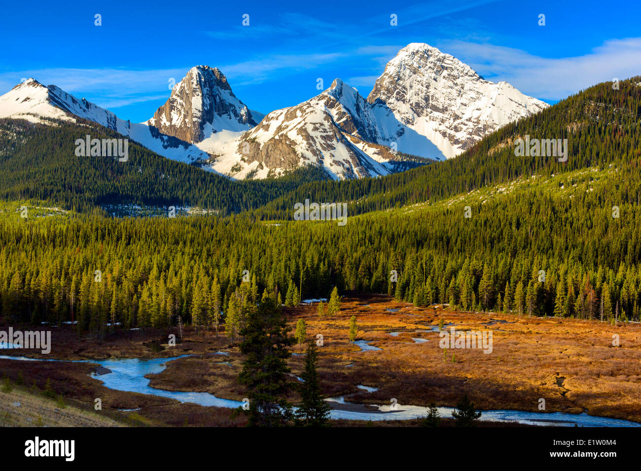 Burstall Pass, Peter Lougheed Provincial Park, Alberta, Canada Stock ...