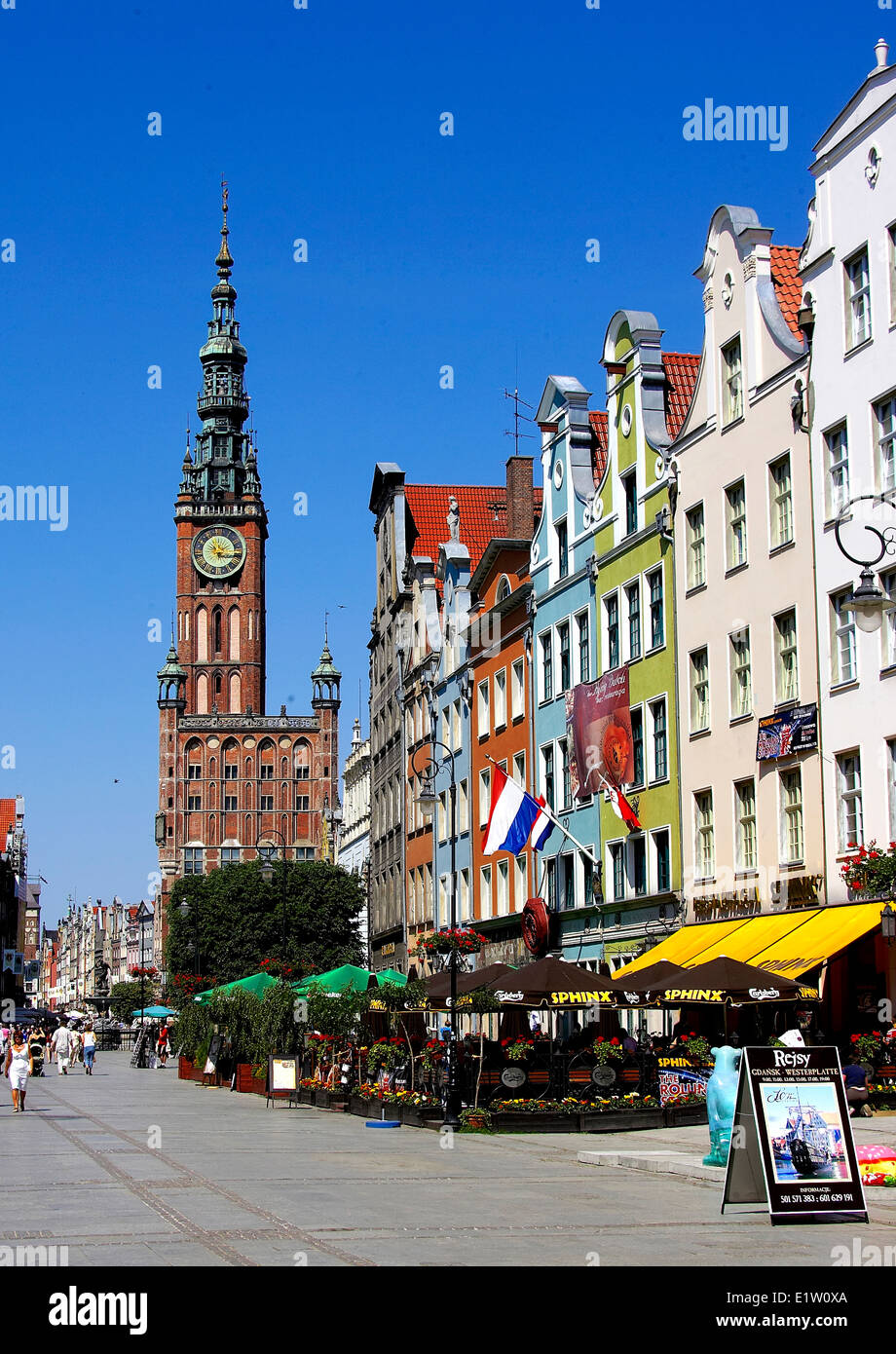 Gdansk polish flags hi-res stock photography and images - Alamy