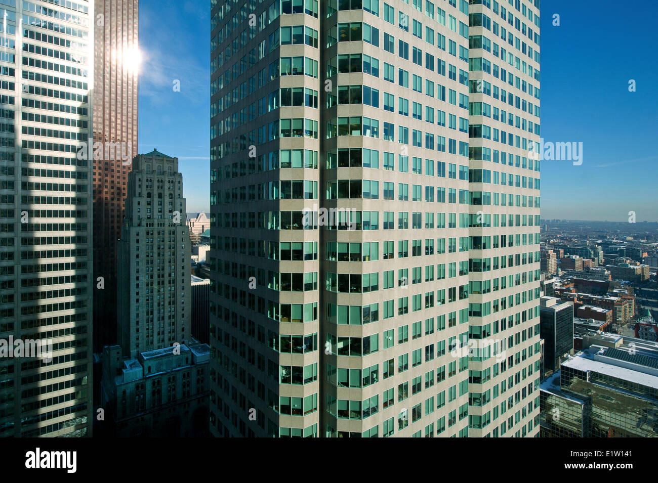 Toronto downtown. Bay Street banking district Stock Photo - Alamy