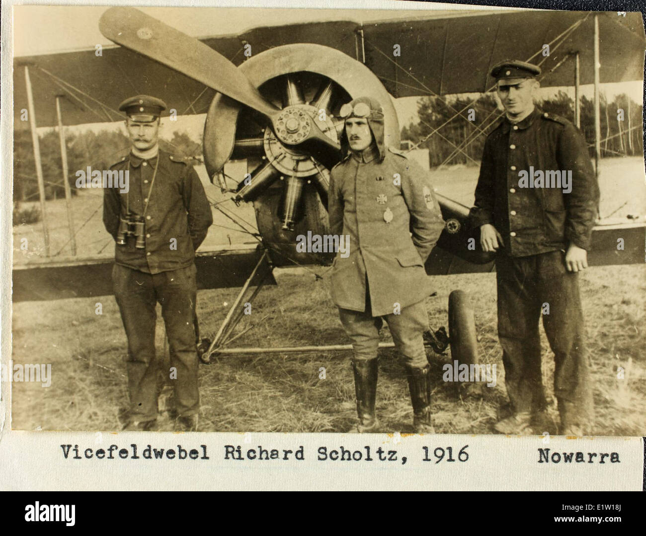 World War One German Aviator Stock Photo - Alamy
