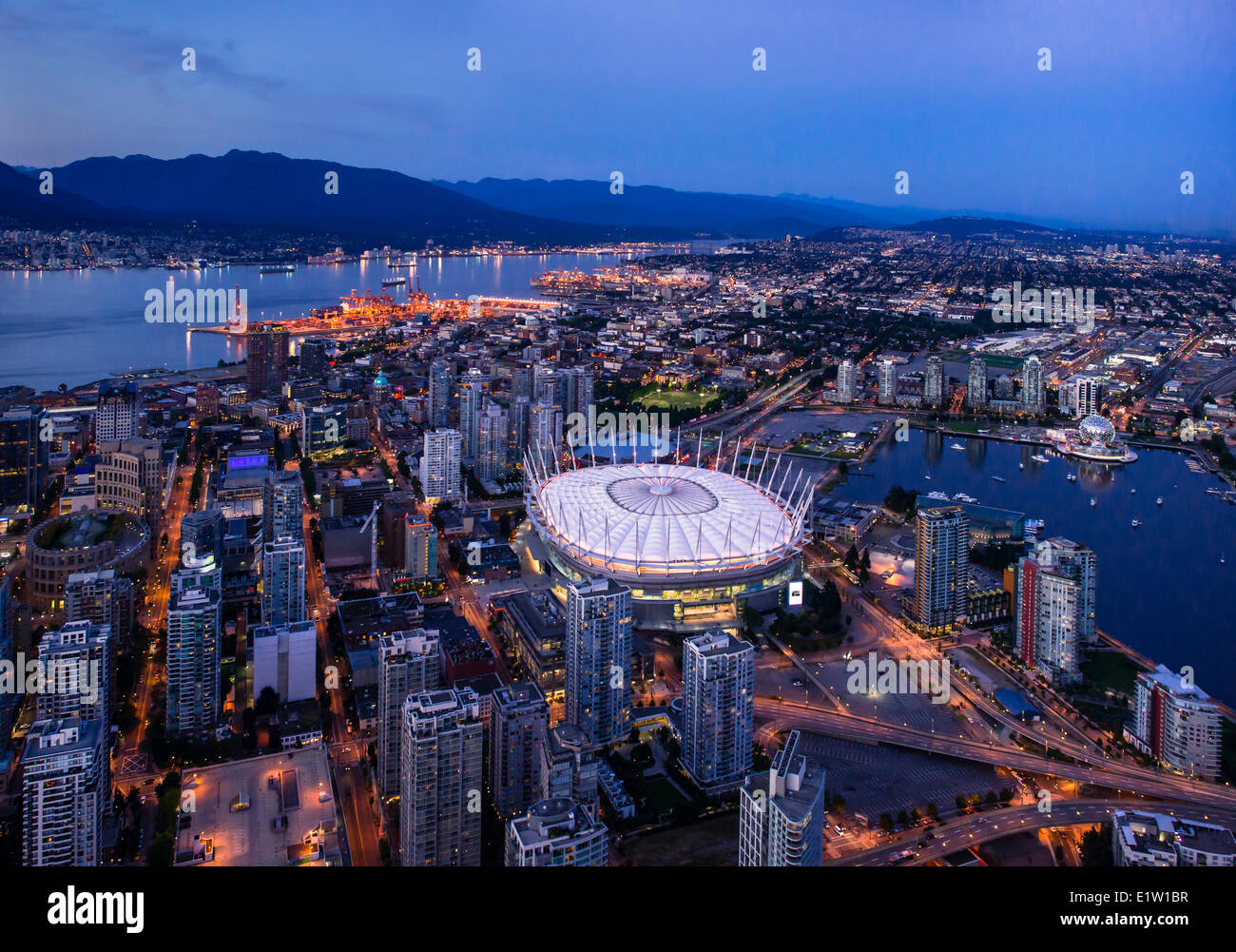 Aerial view bc place stadium hi-res stock photography and images - Alamy
