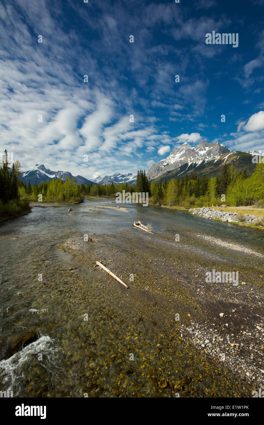 Kananaskis River, Kananaskis Provincial Park, Alberta, Canada Stock ...