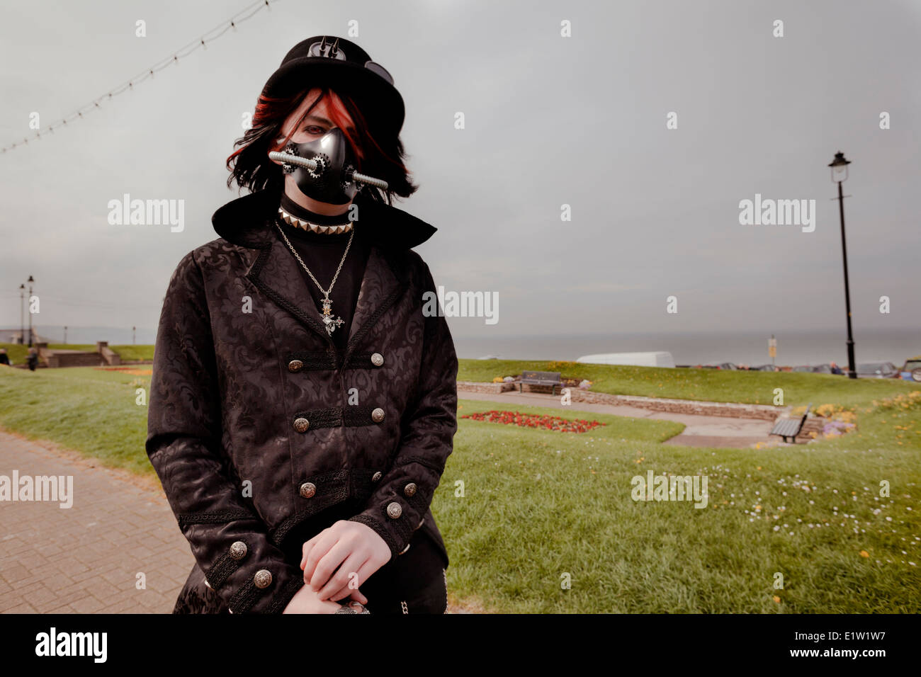 Whitby Goth Festival April 2014 Stock Photo - Alamy