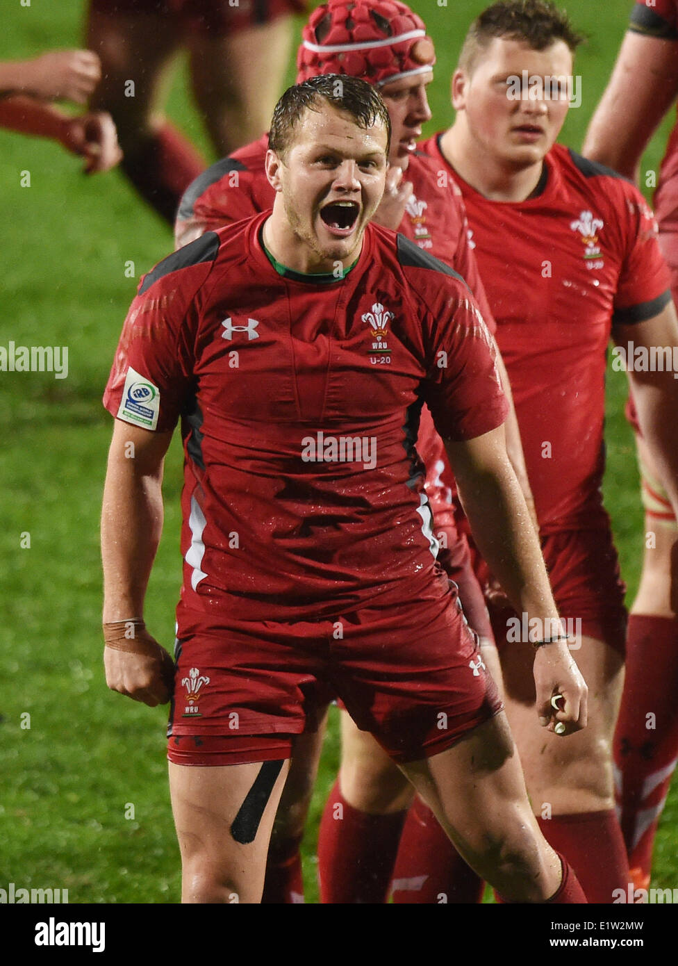 Auckland, New Zealand. 10th June, 2014. Wales captain Steffan Hughes ...