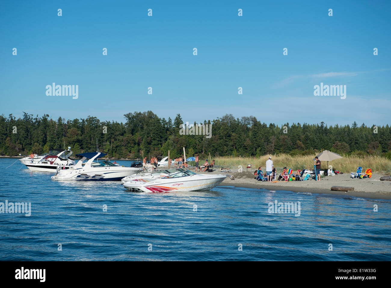 Sidney Spit, Sidney Island, Gulf Islands National Park, British ...