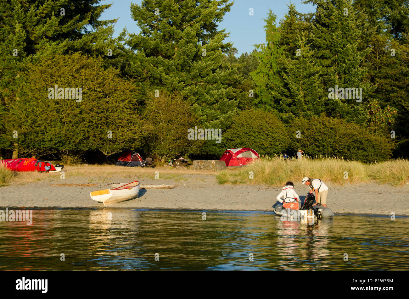 Sidney Spit, Sidney Island, Gulf Islands National Park, British ...