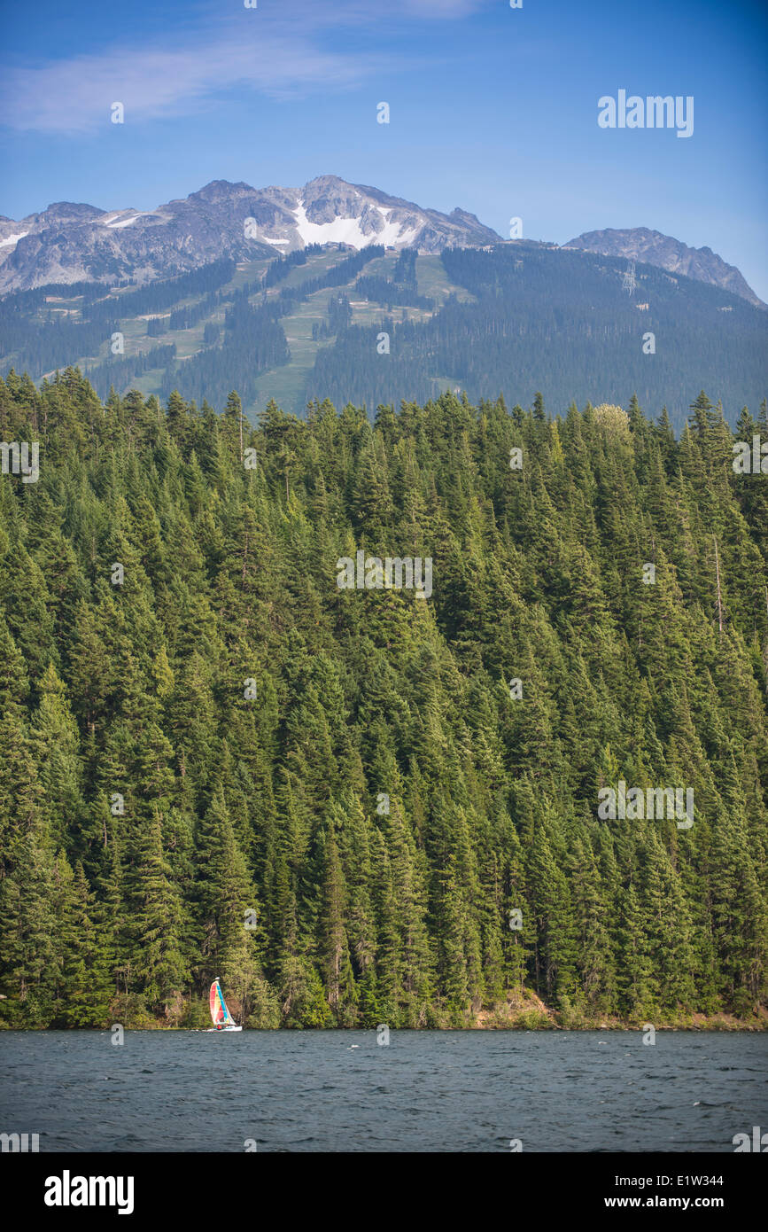 Rainbow Park at Alta lake, Whistler, British Columbia, Canada Stock ...