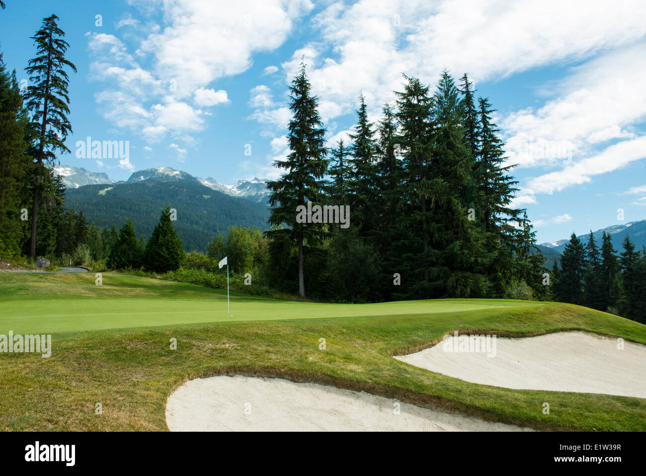Chateau Whistler Golf Club, Whistler, British Columbia, Canada Stock ...