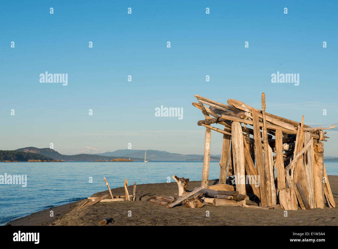 Sidney Spit, Sidney Island, Gulf Islands National Park, British ...