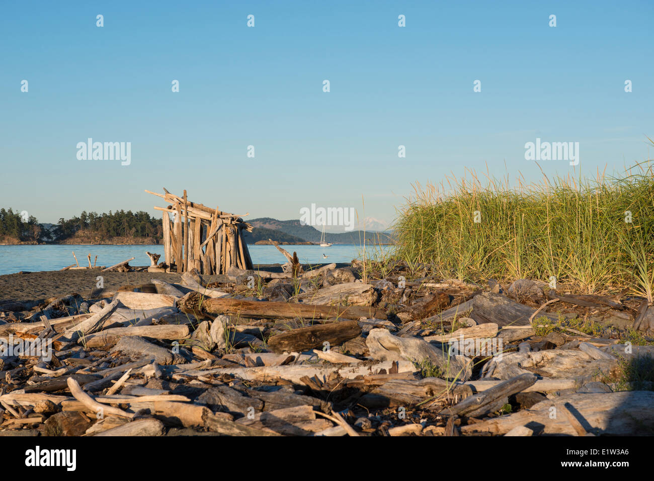 Sidney Spit, Sidney Island, Gulf Islands National Park, British ...