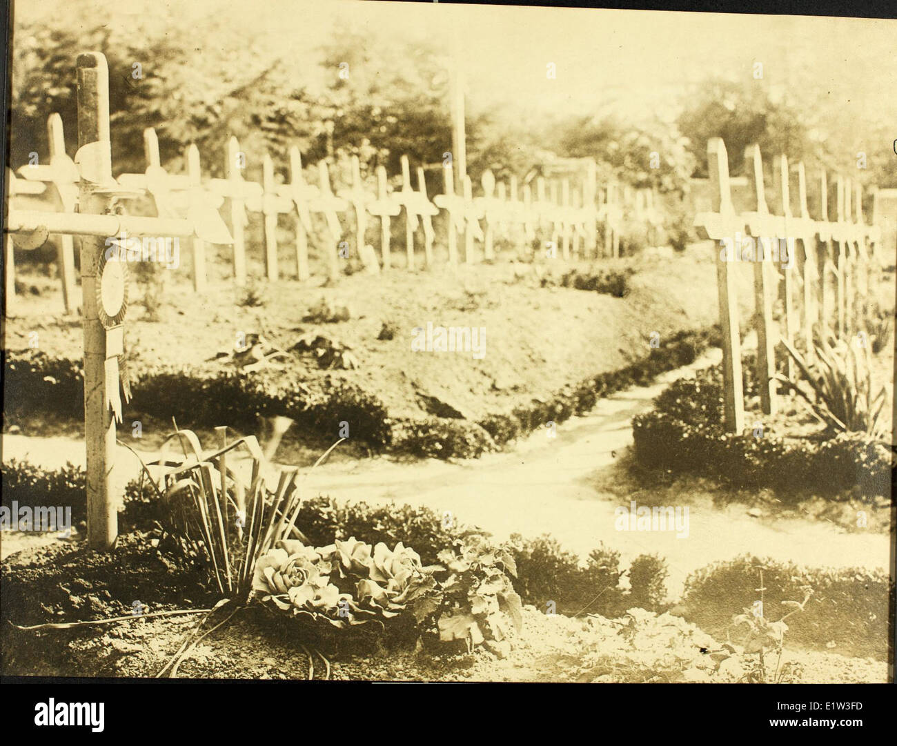 The grave of Lt. James Wooten, a member of the 1st Aero Squadron during ...
