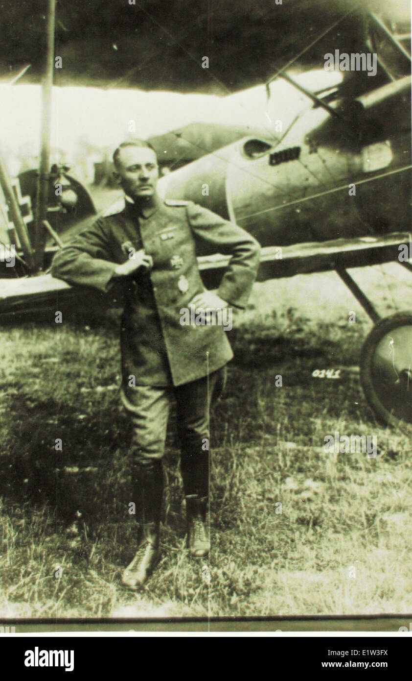 Lt. Fritz von Roth was a German aviator during World War I, known for ...