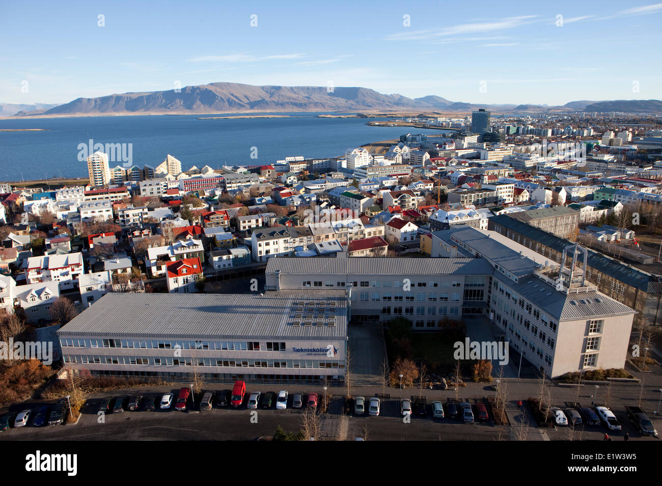 Aerial View of Reykjavik, Iceland Stock Photo - Alamy