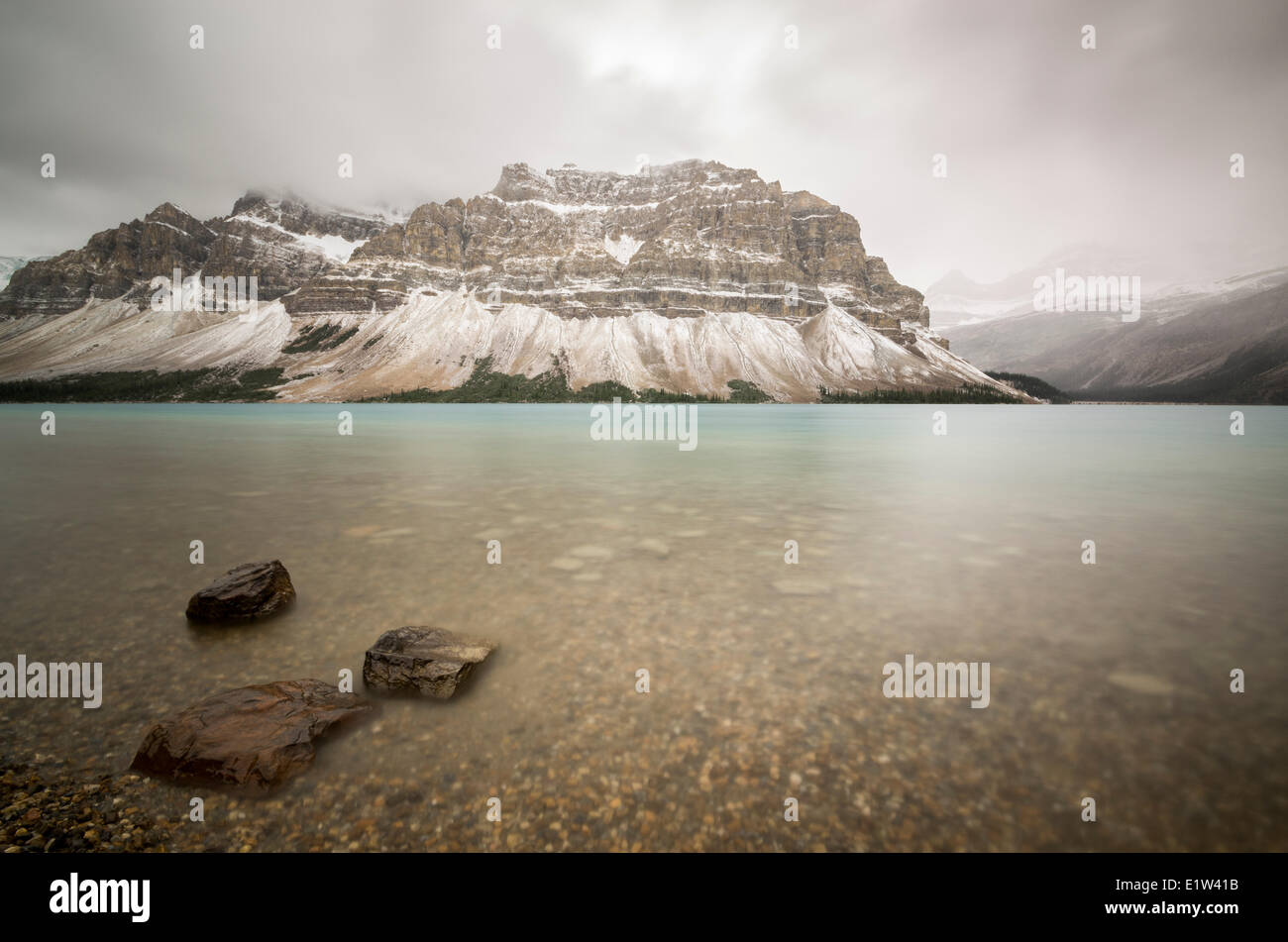 Bow Lake, Banff National Park, Alberta, Canada Stock Photo - Alamy