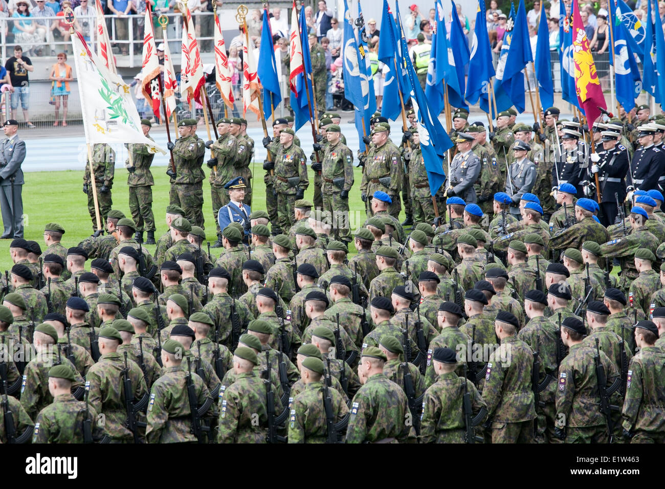 The Finnish Defence Forces' Day parade in Lappeenranta June 4th 2014 ...