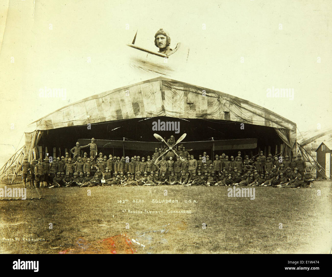 This image features the 142nd Squadron during World War One ...