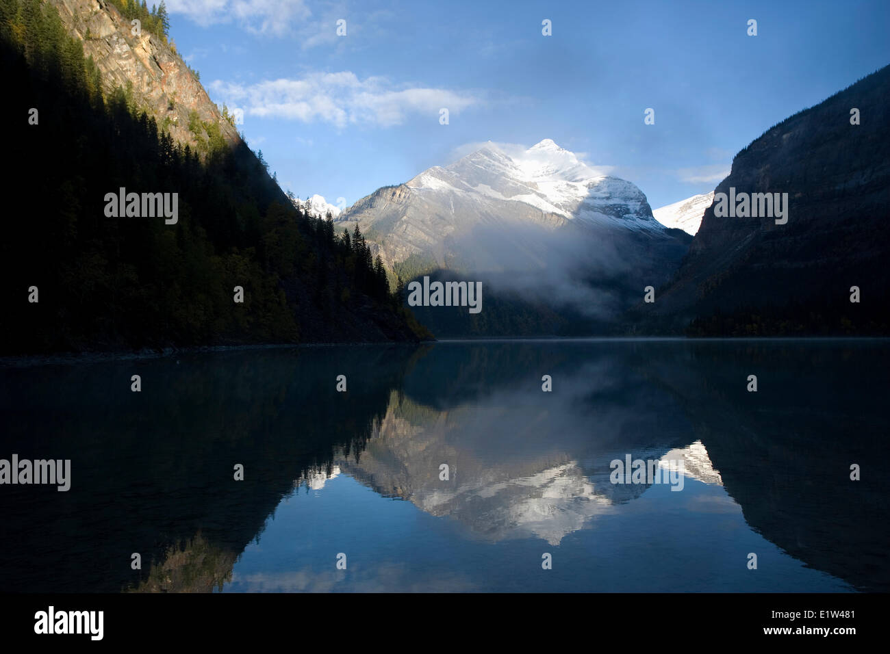 Kinney Lake, Mount Robson Provincial Park, British Columbia Stock Photo ...