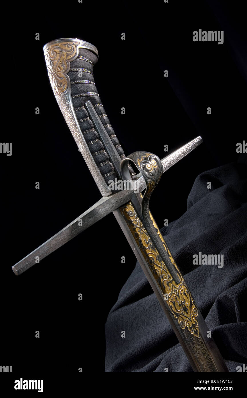 Ancient sabre. A smart variant of the fighting weapon Stock Photo - Alamy