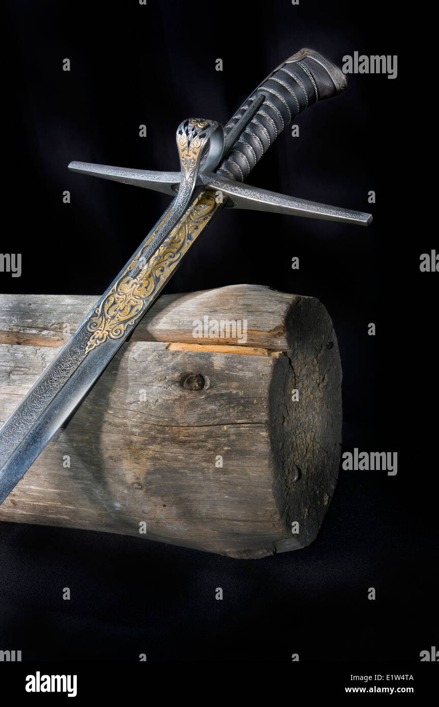 Ancient sabre. A smart variant of the fighting weapon Stock Photo - Alamy
