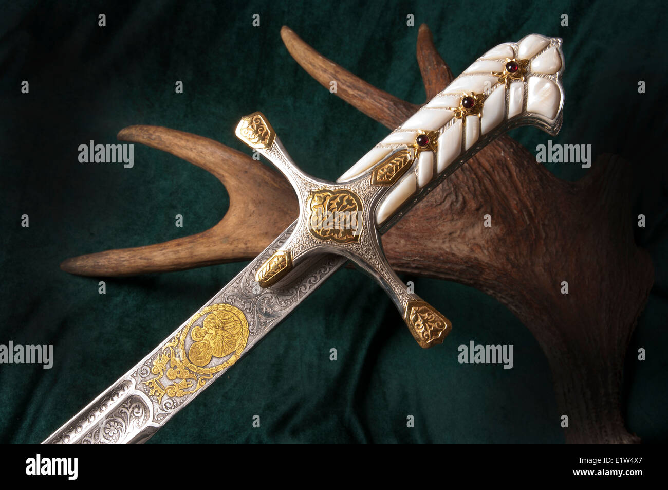 Ancient sabre. A smart variant of the fighting weapon Stock Photo - Alamy