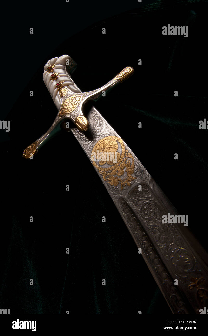 Ancient sabre. A smart variant of the fighting weapon Stock Photo - Alamy