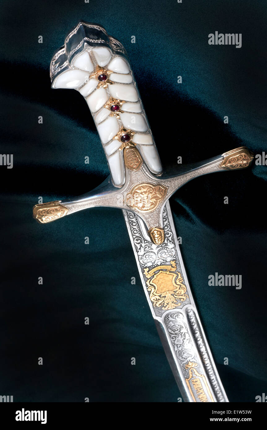 Ancient sabre. A smart variant of the fighting weapon Stock Photo - Alamy