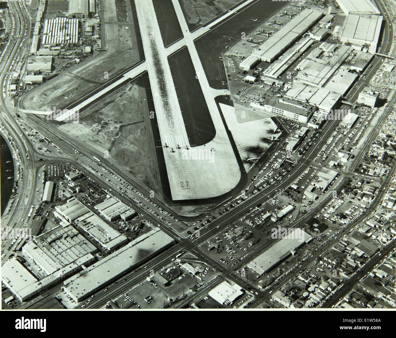 Photograph of Lindbergh Field, now known as San Diego International ...