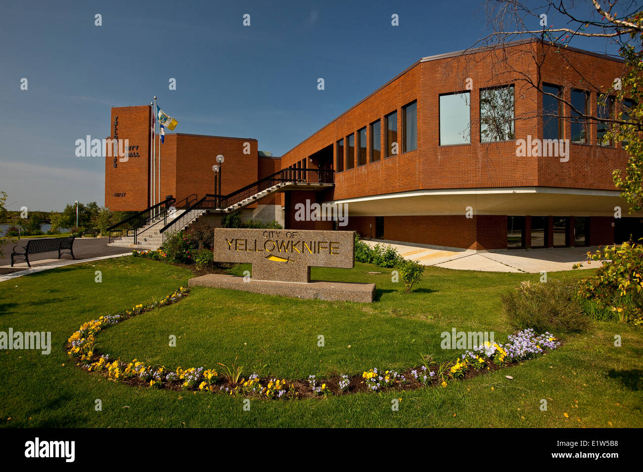 Yellowknife City Hall, Yellowknife, NWT Stock Photo - Alamy