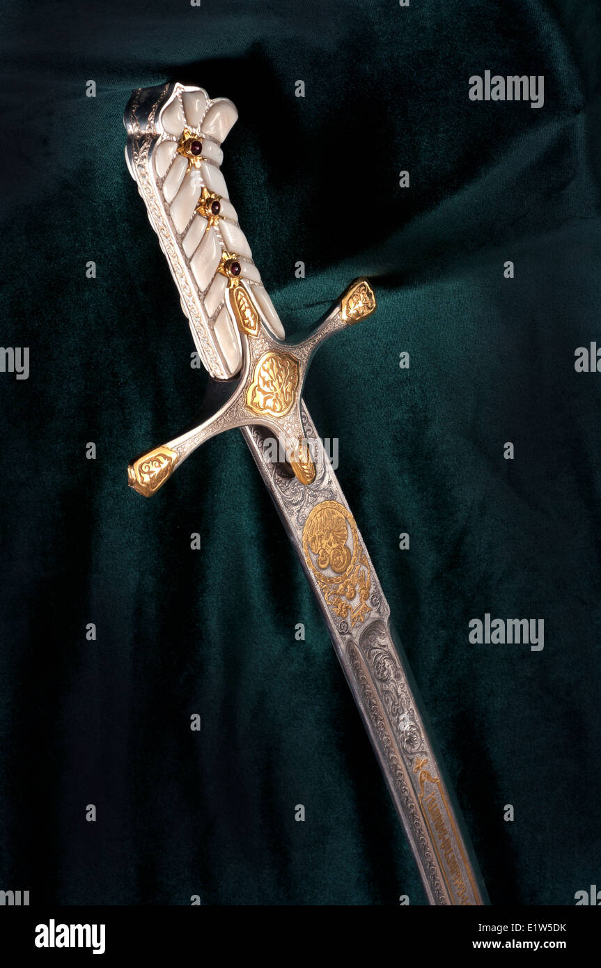 Ancient sabre. A smart variant of the fighting weapon Stock Photo - Alamy