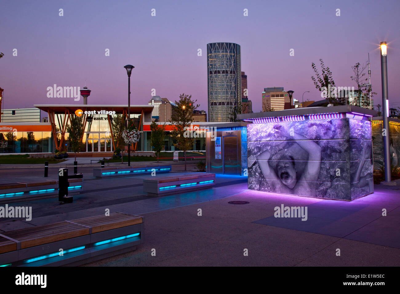 Calgary east village hi-res stock photography and images - Alamy