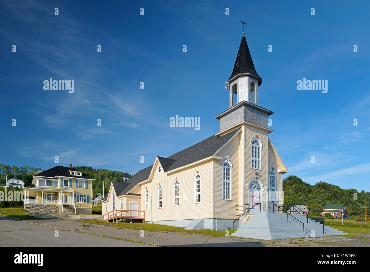Catholic church, La Martre, Quebec, Canada Stock Photo - Alamy