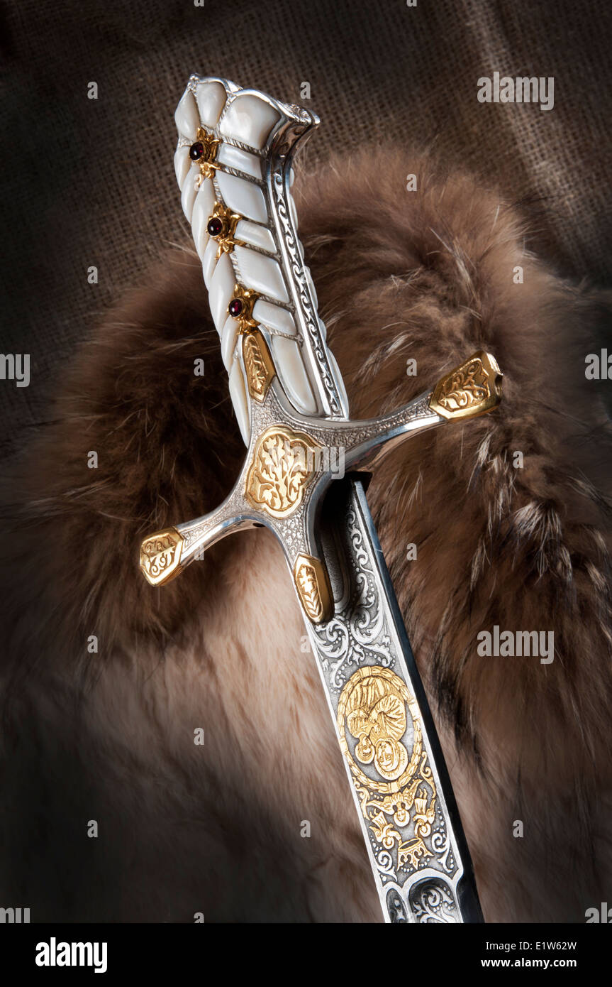 Ancient sabre. A smart variant of the fighting weapon Stock Photo - Alamy