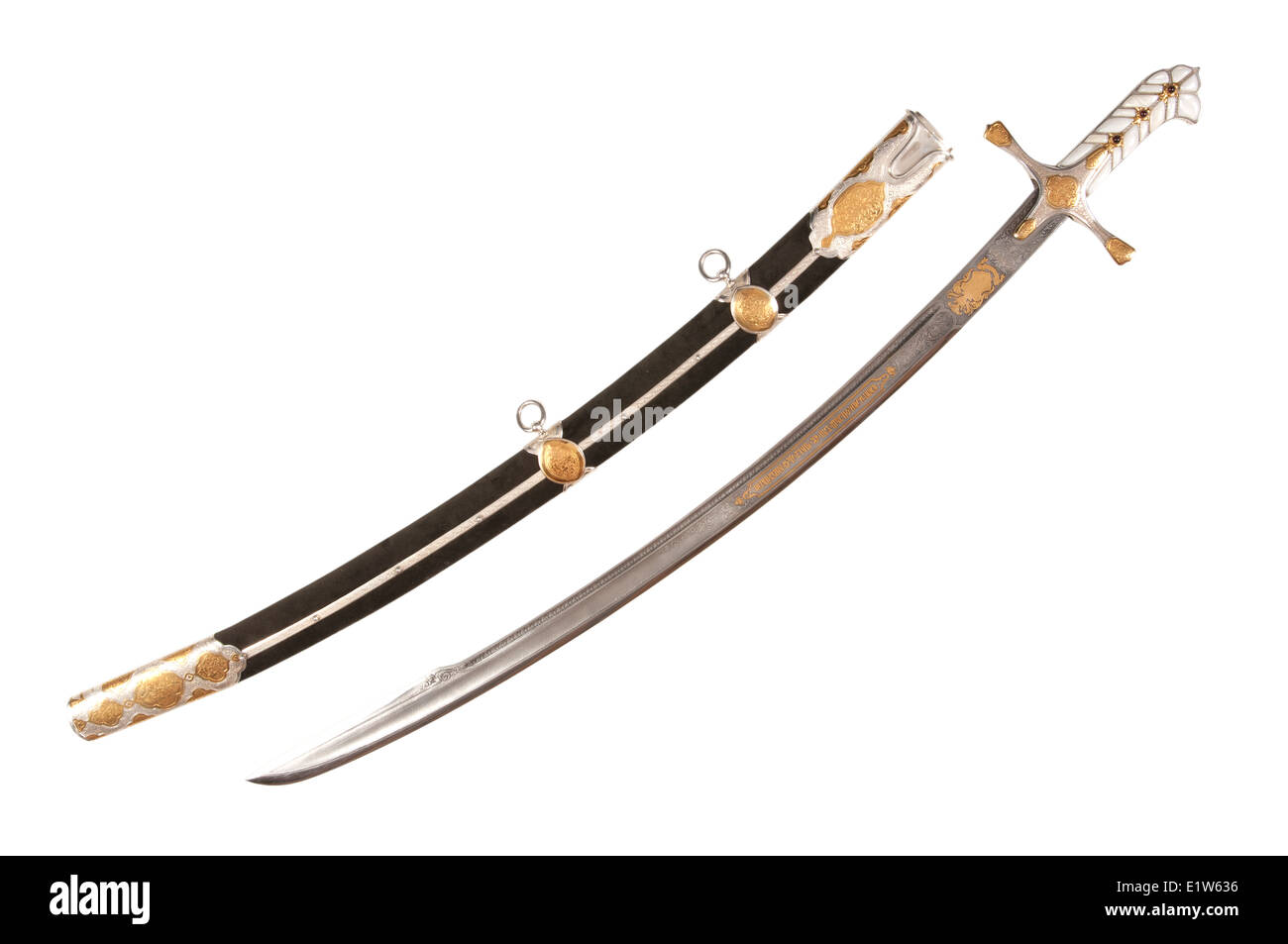 Ancient iron sword Cut Out Stock Images & Pictures - Alamy