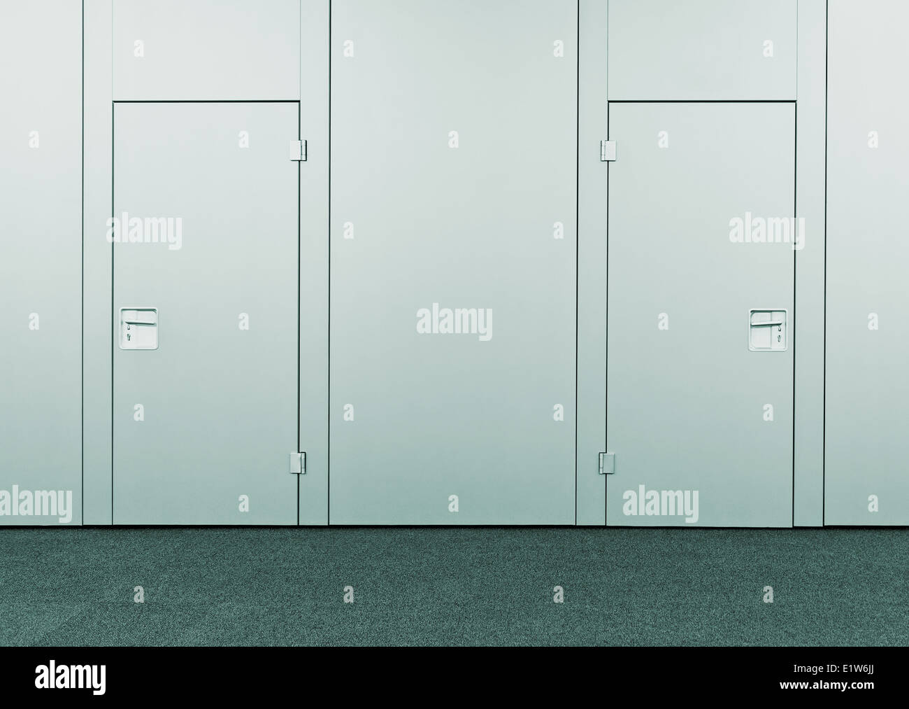 Closed conference room door. Modern business interior detail Stock ...