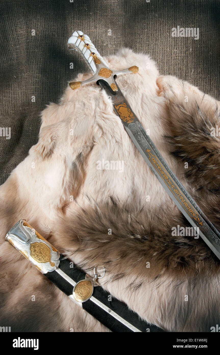 Ancient sabre. A smart variant of the fighting weapon Stock Photo - Alamy