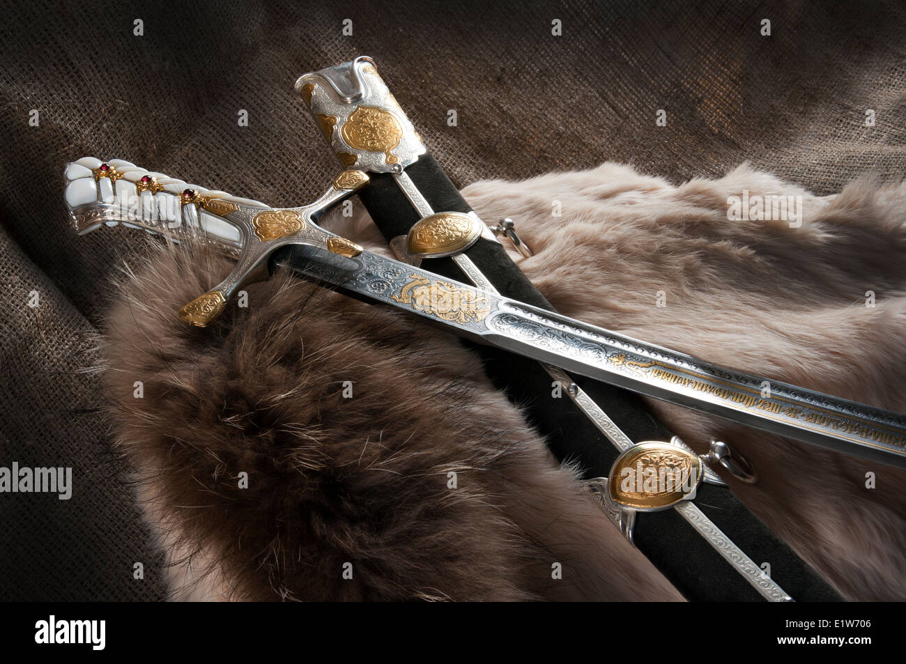 Ancient sabre. A smart variant of the fighting weapon Stock Photo - Alamy