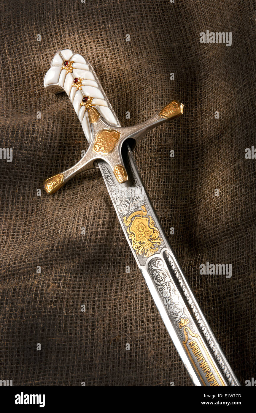 Ancient sabre. A smart variant of the fighting weapon Stock Photo - Alamy
