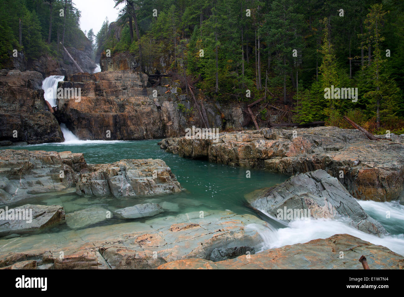 Myra Falls, Strathcona Provincial Park, Vancouver Island, British ...