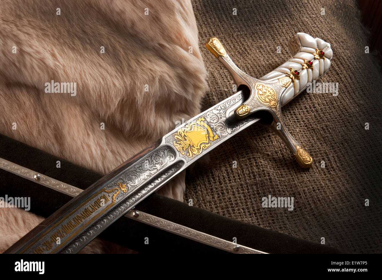 Ancient sabre. A smart variant of the fighting weapon Stock Photo - Alamy