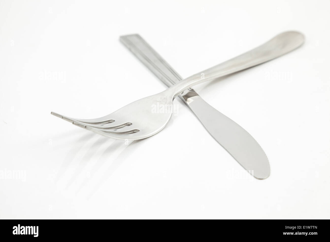 Fork and knife Stock Photo - Alamy