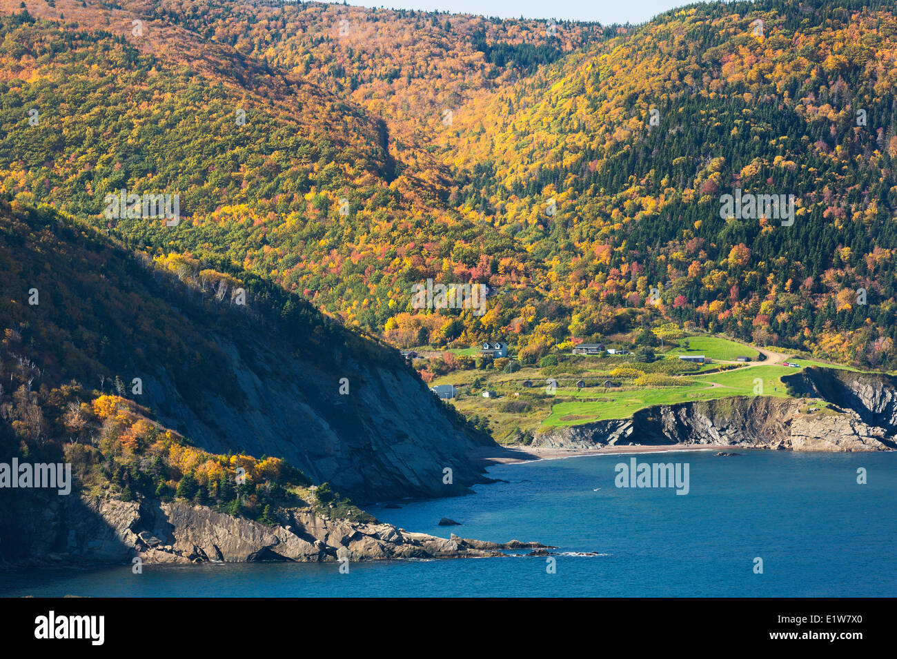 Meat Cove, Cape Breton Highlands, Nova Scotia, Canada Stock Photo - Alamy