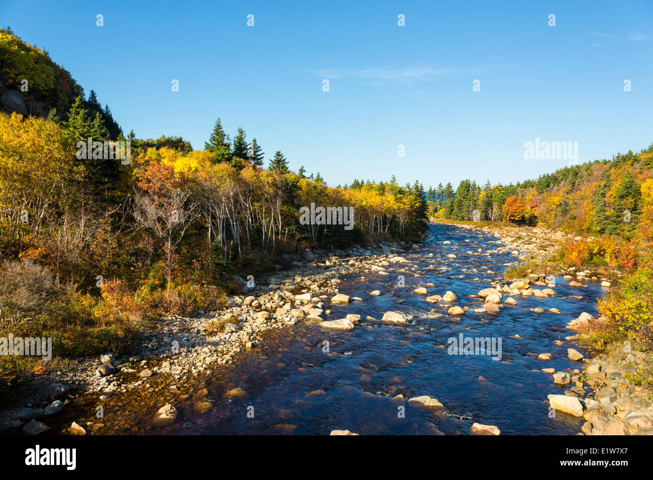 MacKenzie River, Cabot Trail, Cape Breton Highlands National Park, Cape ...
