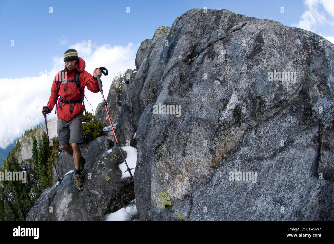 Hiking the Alpine Trail to Crown Mountain from Grouse Mountain, North ...