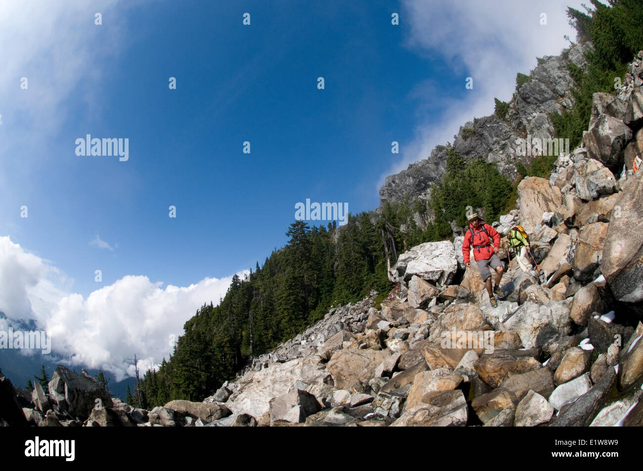 Hiking the Alpine Trail to Crown Mountain from Grouse Mountain, North ...