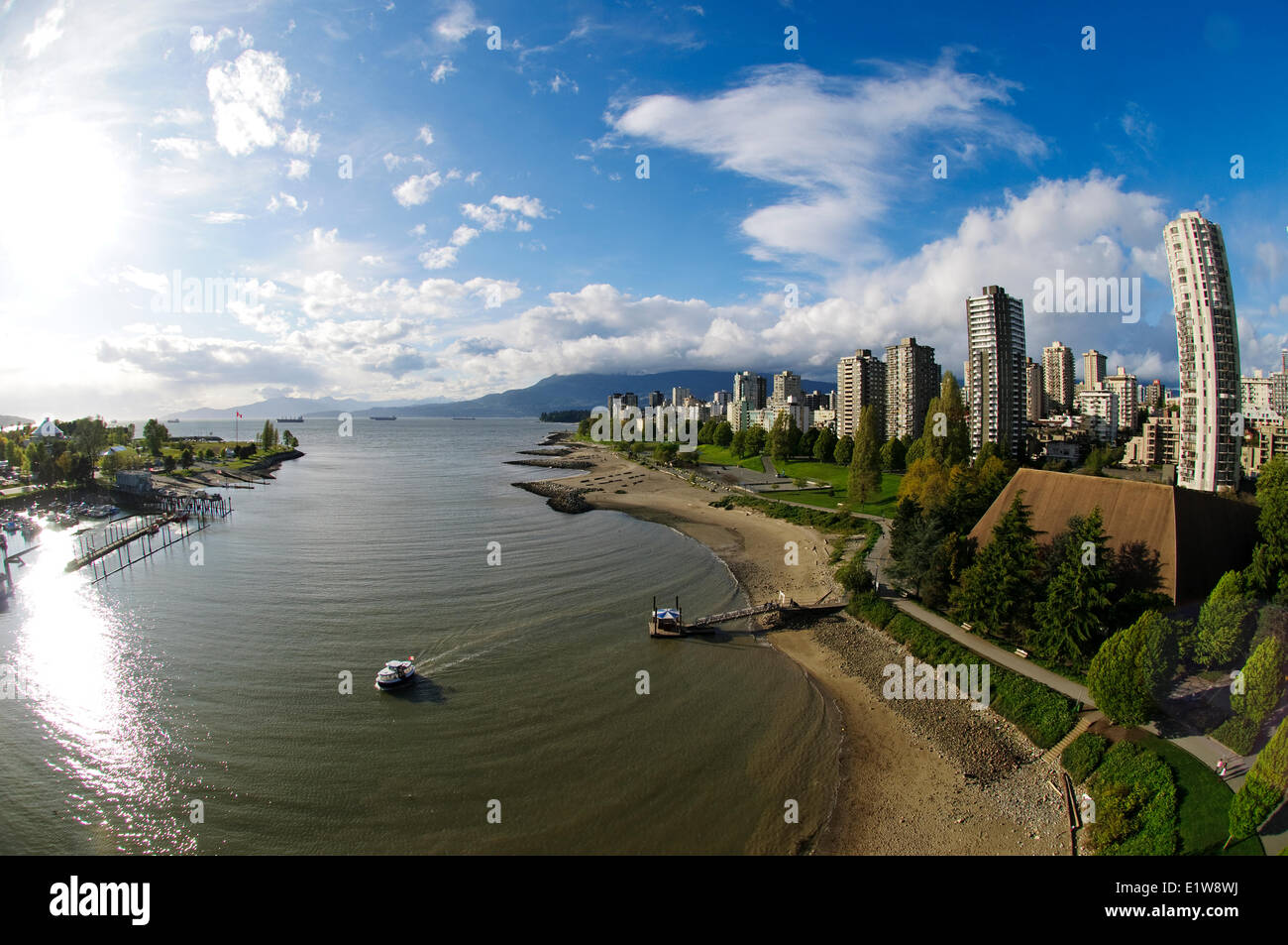 Vanier Park False Creek Seawall Vancouver Aquatic Centre Water Taxis ...