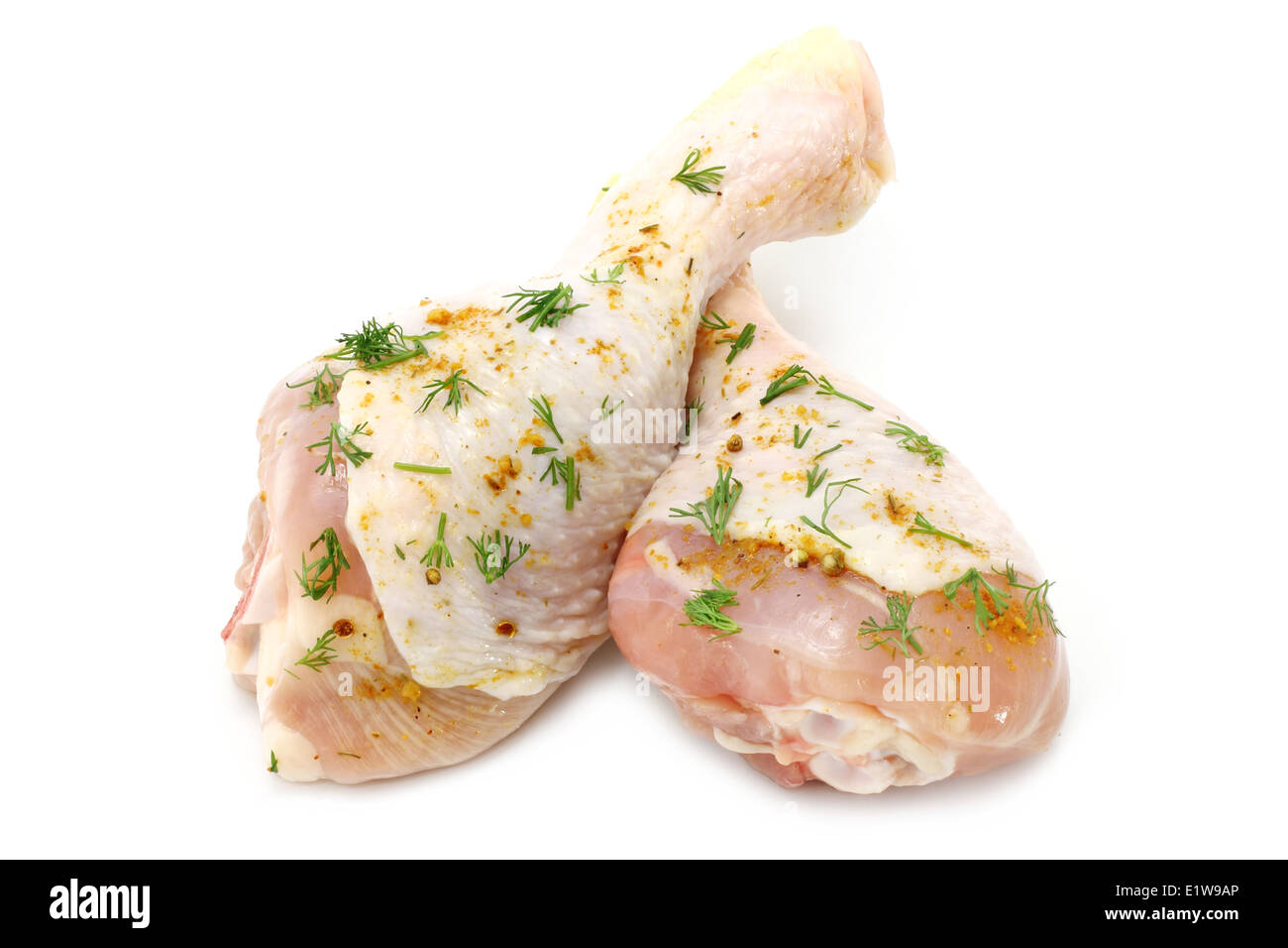 Raw chicken legs background hi-res stock photography and images - Alamy