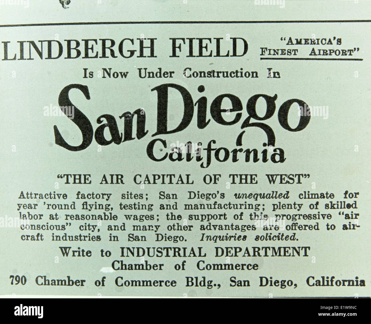 Lindberghfield hi-res stock photography and images - Alamy