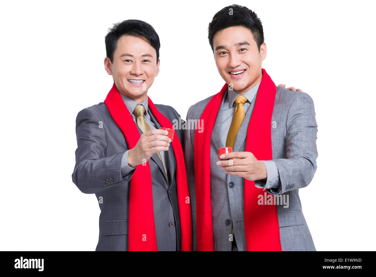 Businessmen toasting hi-res stock photography and images - Alamy