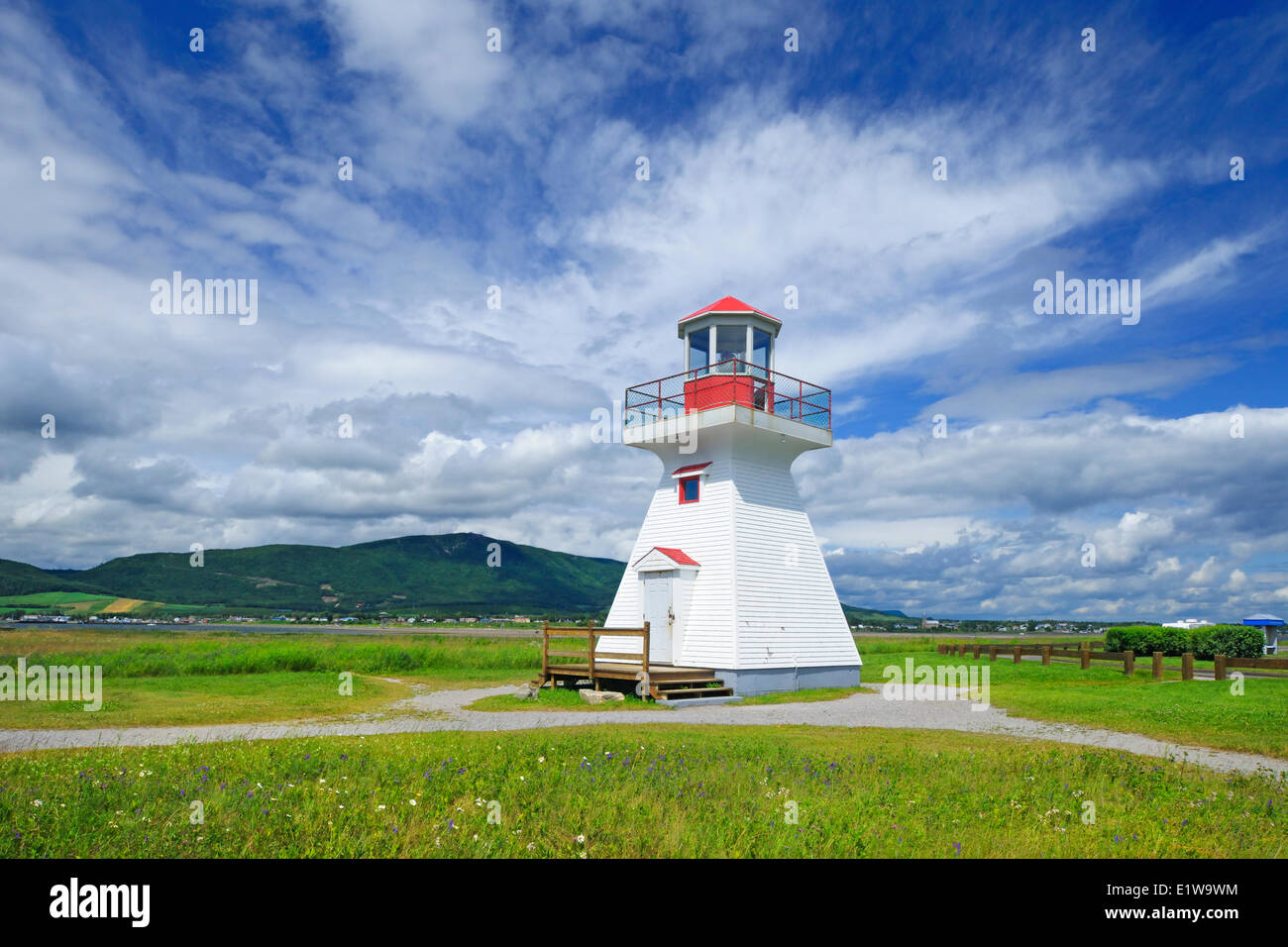 Lighthouse, Quebec, Canada Stock Photo - Alamy